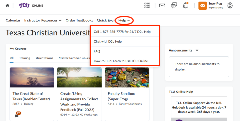 TCU Online